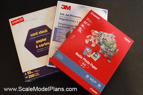 Cardstock Construction for Model Railroads